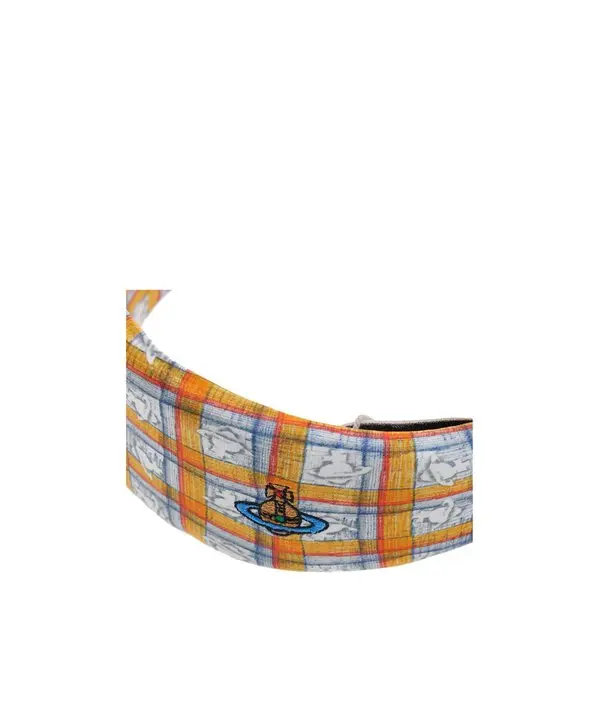 VIVIENNE WESTWOOD Plaid Saturn Hair Band - Multicolor