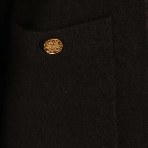 TOTEME Buttoned Knitted Cardigan - Black