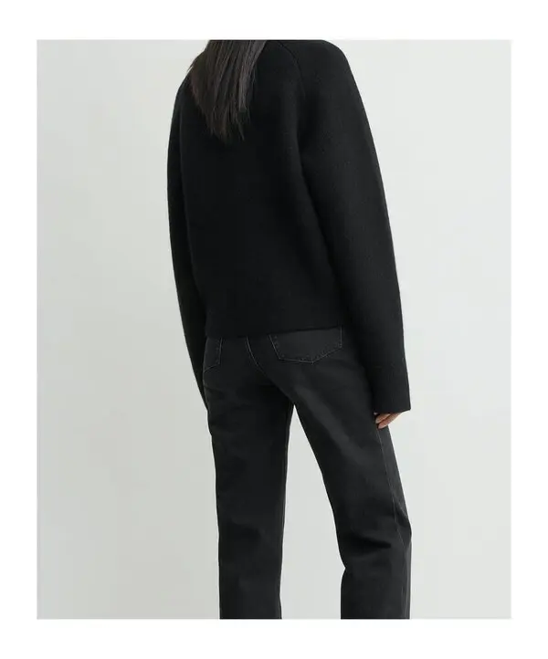 TOTEME Buttoned Knitted Cardigan - Black