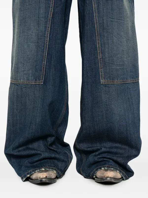 MAISON MARGIELA Four Stitches Workwear Jeans - Black
