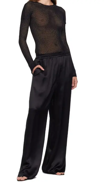 Wardrobe.NYC Knitted Bodysuit - Black