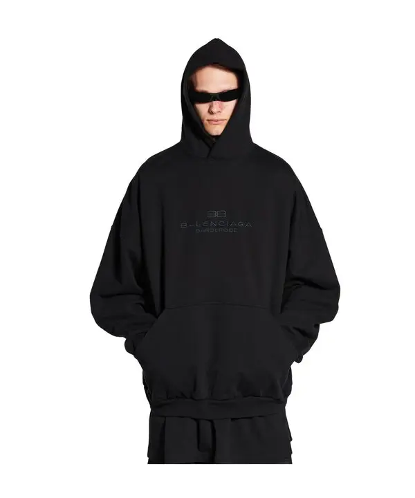 Balenciaga Bb Garderobe Embroidered Hoodie