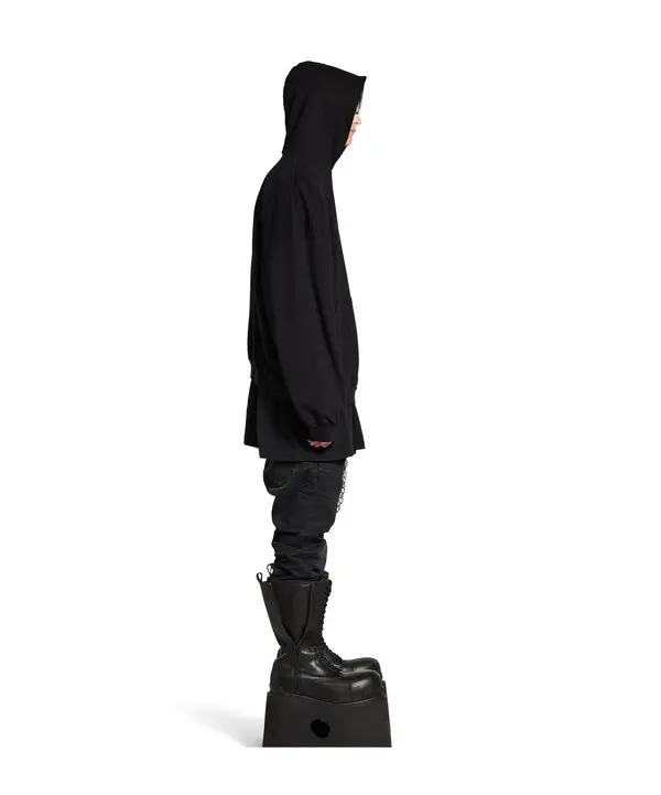 Balenciaga Bb Garderobe Embroidered Hoodie