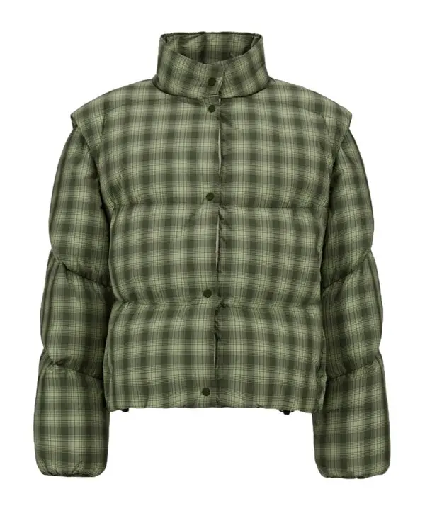 Herno Checked Down Jacket