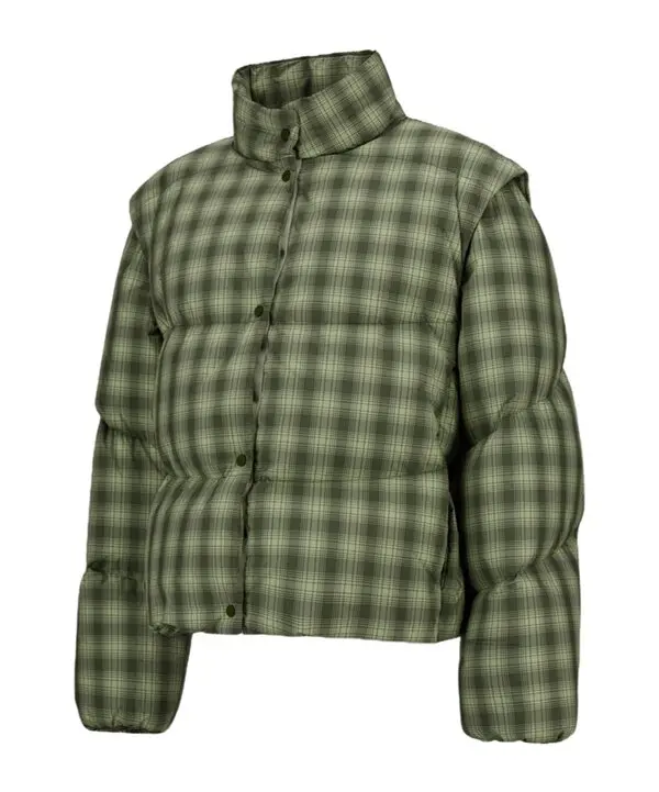 Herno Checked Down Jacket