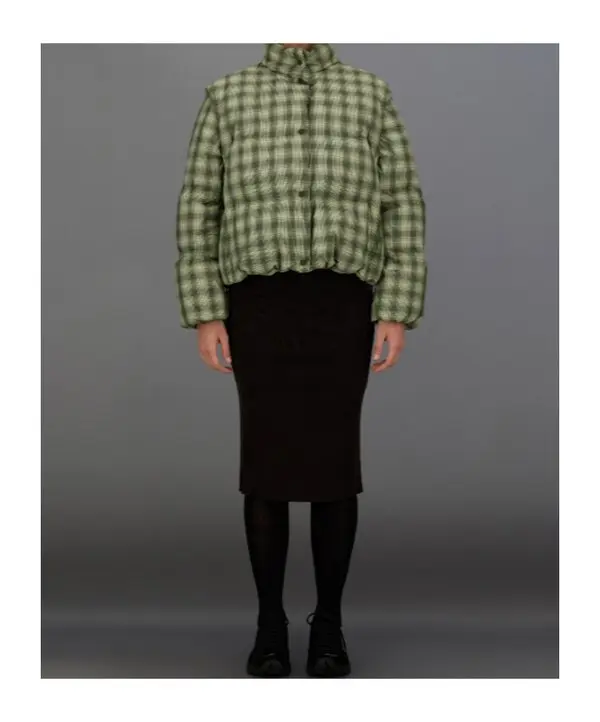 Herno Checked Down Jacket