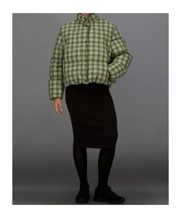 Herno Checked Down Jacket