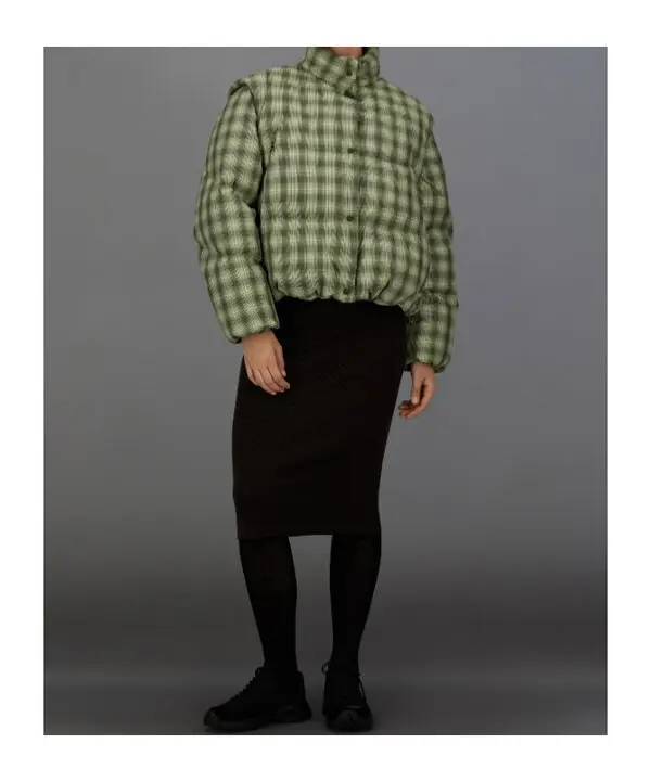 Herno Checked Down Jacket