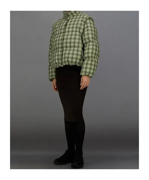 Herno Checked Down Jacket