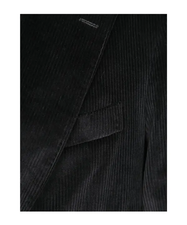 LARDINI Single-breasted Blazer - Black