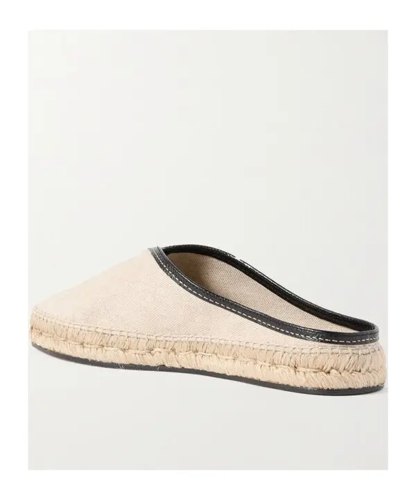 TOTEME Square Toe Muller Espadrille Mules