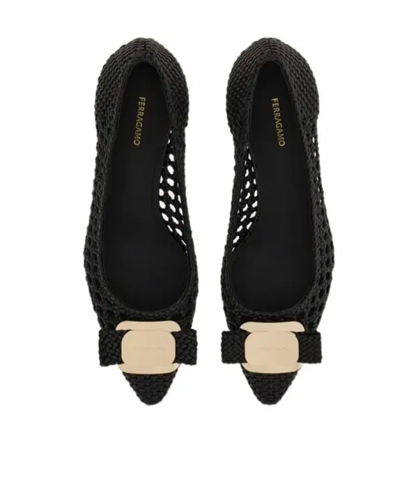 FERRAGAMO Zelma Braided High Heel Pumps