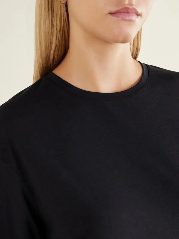 TOTEME Long-sleeved Crewneck T-shirt - No