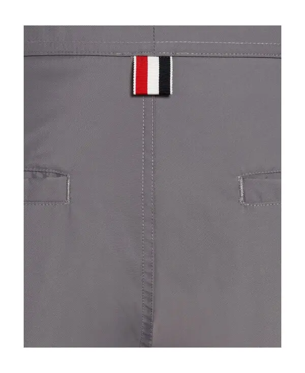 Thom Browne 4-bar Striped Shorts - Medium Gray
