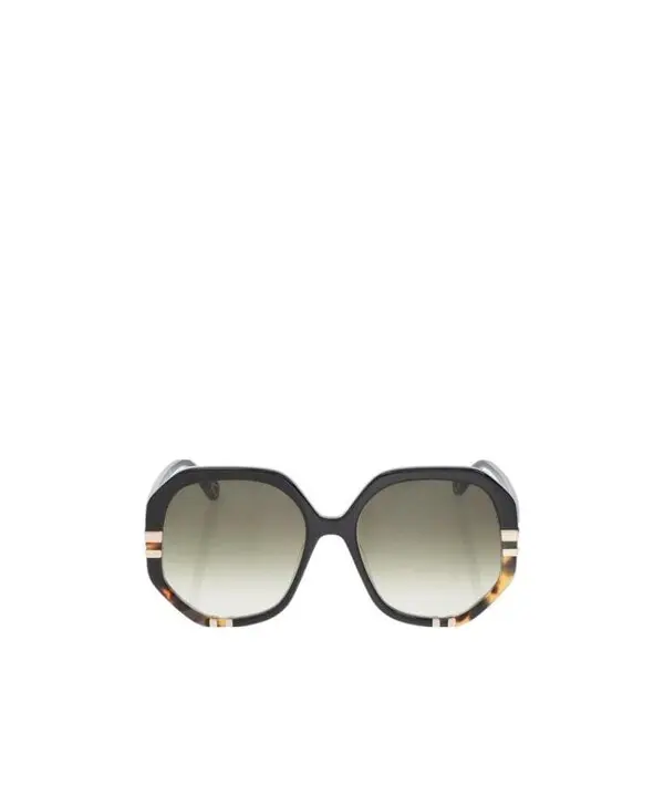 Chloé Geometric Frame Sunglasses - Multicolor