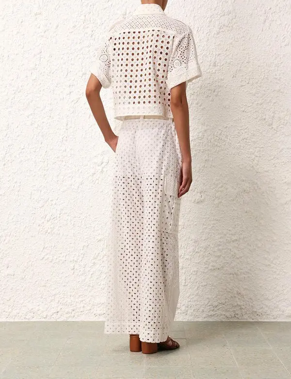 Zimmermann Matchmaker Anglaise Cotton Trousers