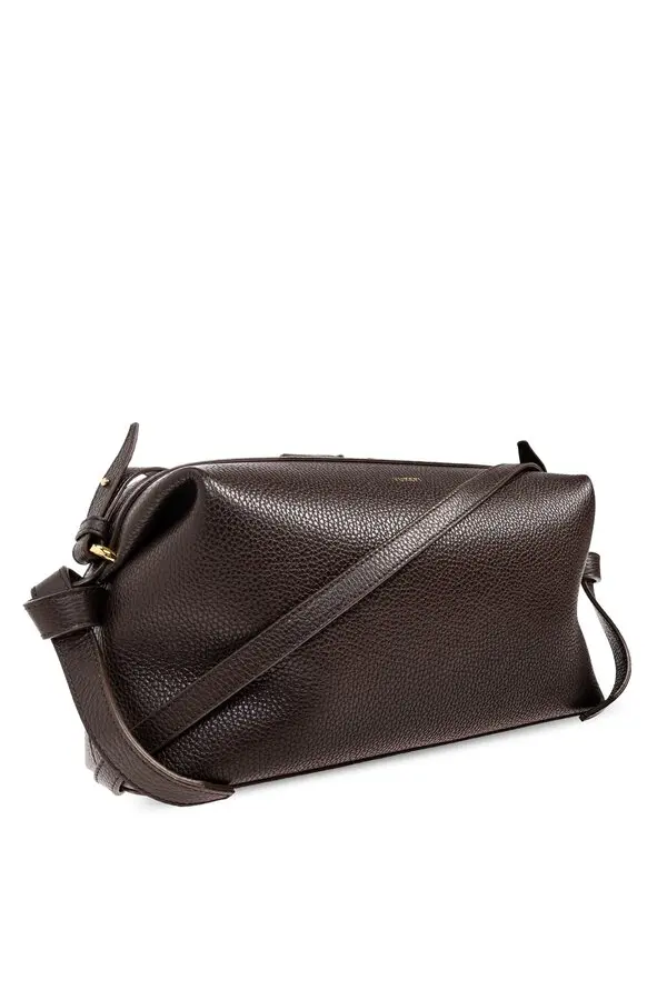 Yuzefi Brioche Pouch Shoulder Bag - Brown