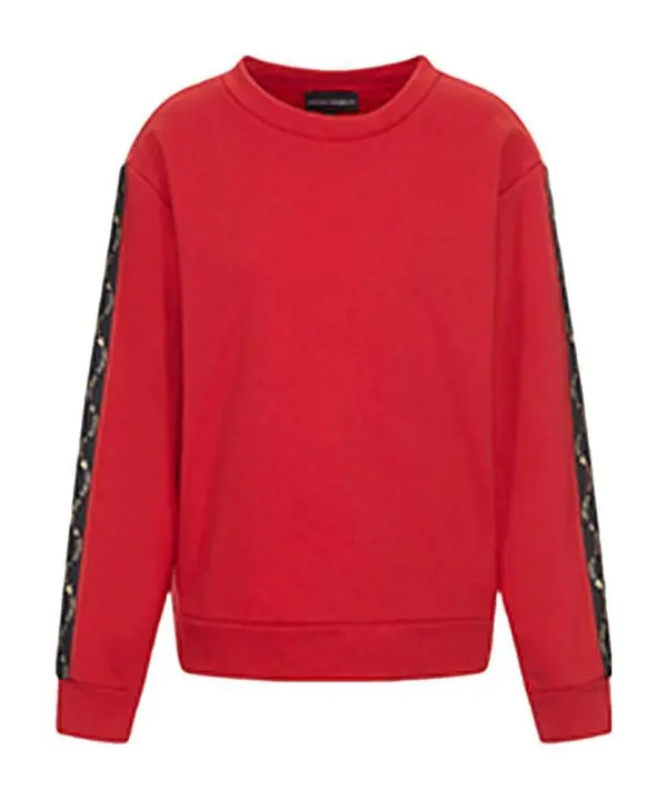Emporio Armani Logo Pullover Sweater - Red