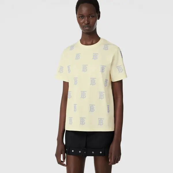 Burberry Monogram Motif T-shirt - Yellow
