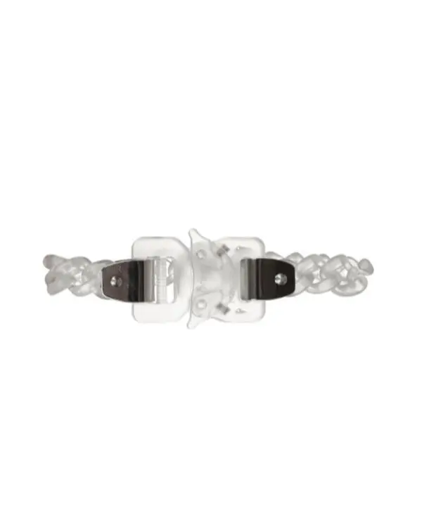 1017 Alyx 9sm Transparent Chain Link Bracelet - White