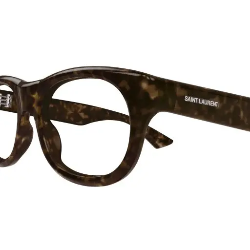 Saint Laurent Rectangular Optical Glasses - Black