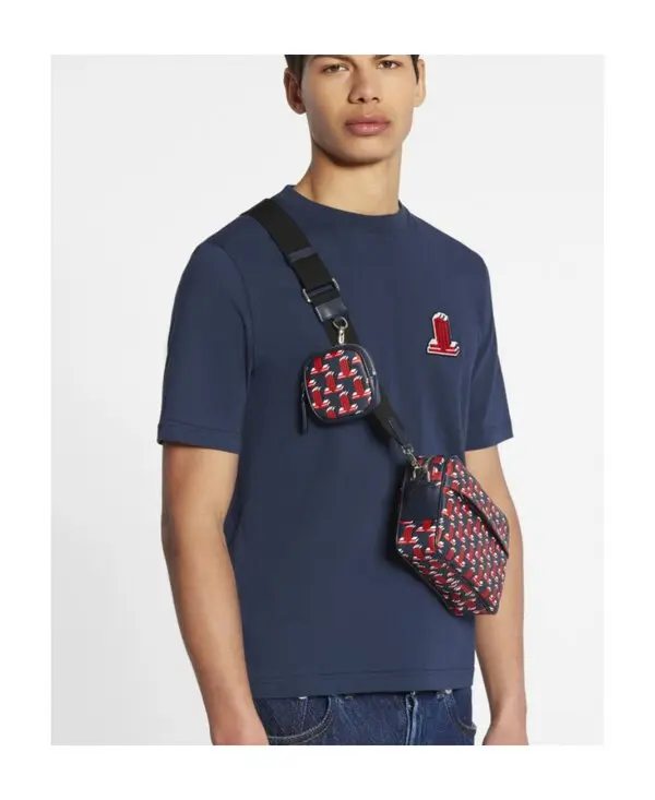 LANVIN Logo Shoulder Bag