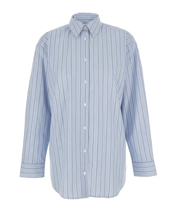 TOTEME Classic Striped Shirt - Blue