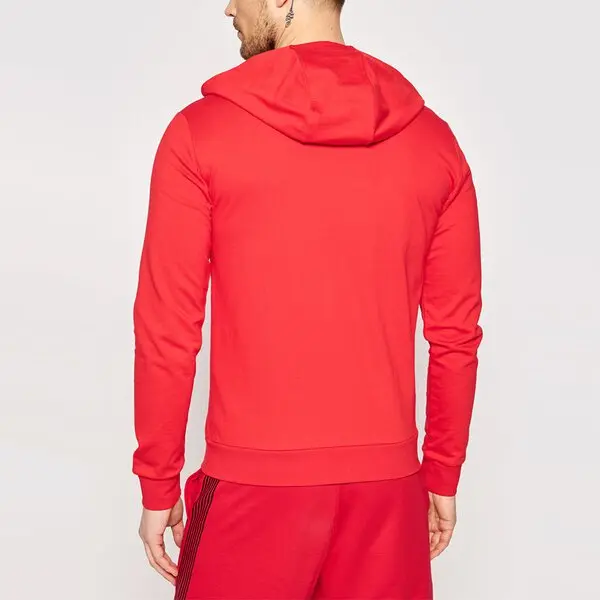 EA7 Zip-up Hoodie With Logo Detail