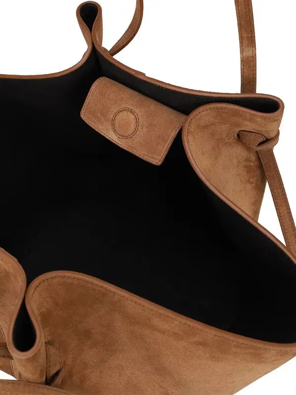 Yuzefi Large Handle Shoulder Bag - Brown