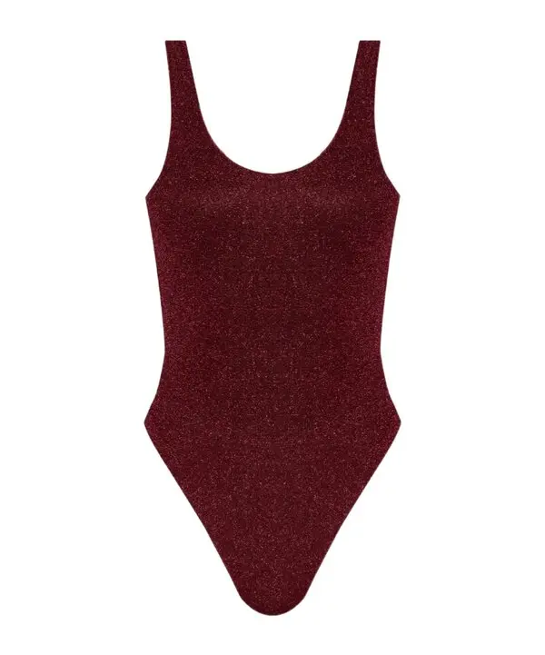 Oseree Lumière Glitter Swimsuit - Brown