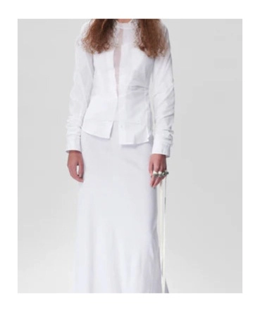 ANN DEMEULEMEESTER Betty Fitted Popeline Shirt