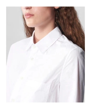 ANN DEMEULEMEESTER Betty Fitted Popeline Shirt