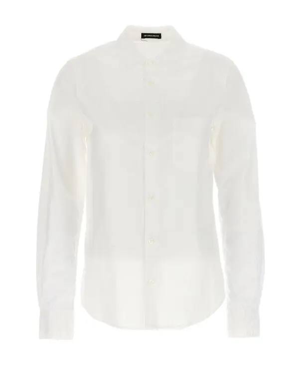 ANN DEMEULEMEESTER Betty Fitted Popeline Shirt