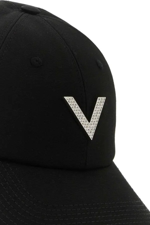 Valentino Garavani Logo Plaque Baseball Cap