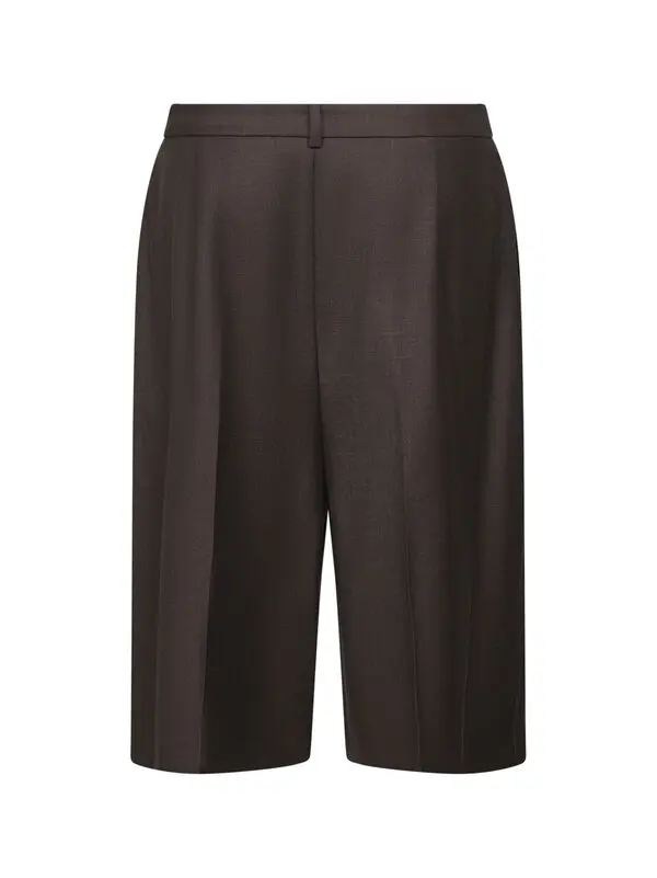 Loulou De Saison Adler Tailored Pleated Shorts