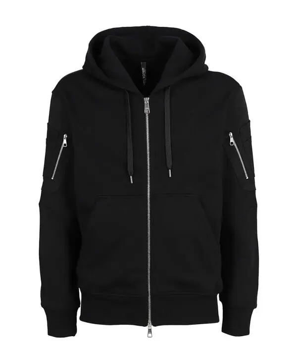 Neil Barrett Hooded Zip-up Vest Jacket