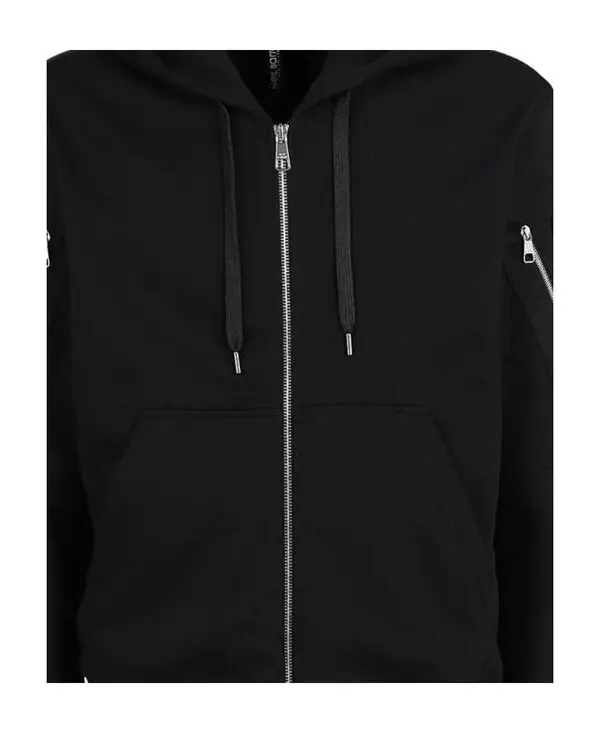 Neil Barrett Hooded Zip-up Vest Jacket