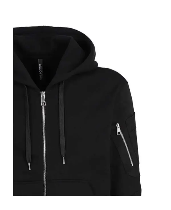 Neil Barrett Hooded Zip-up Vest Jacket