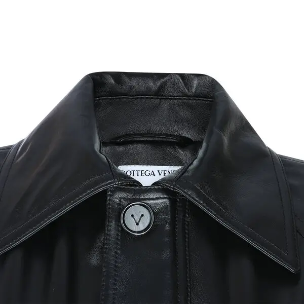 Bottega Veneta Zip-up Leather Blouson