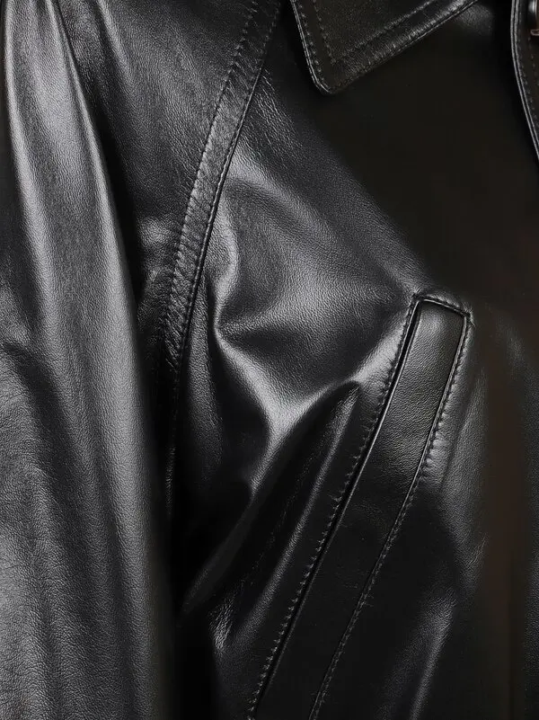 Bottega Veneta Zip-up Leather Blouson