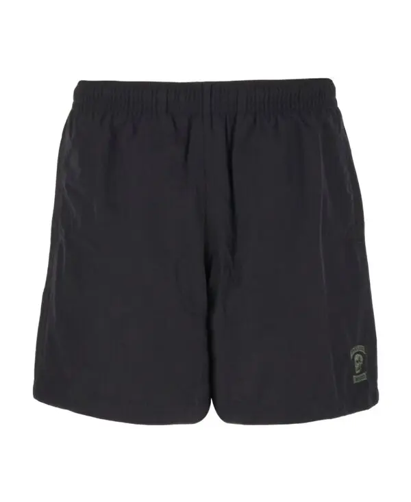 Alexander McQueen Logo Embroidered Technical Swimshorts - Black