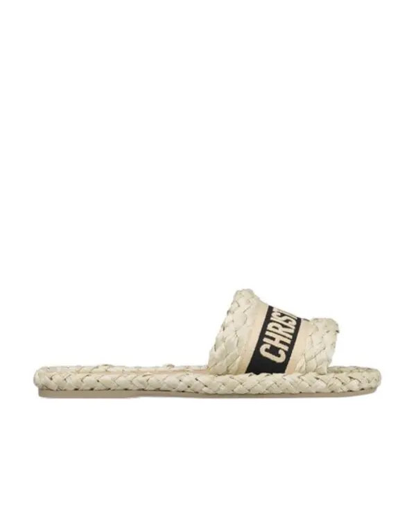 Dior Dway Slide Sandals - Nude