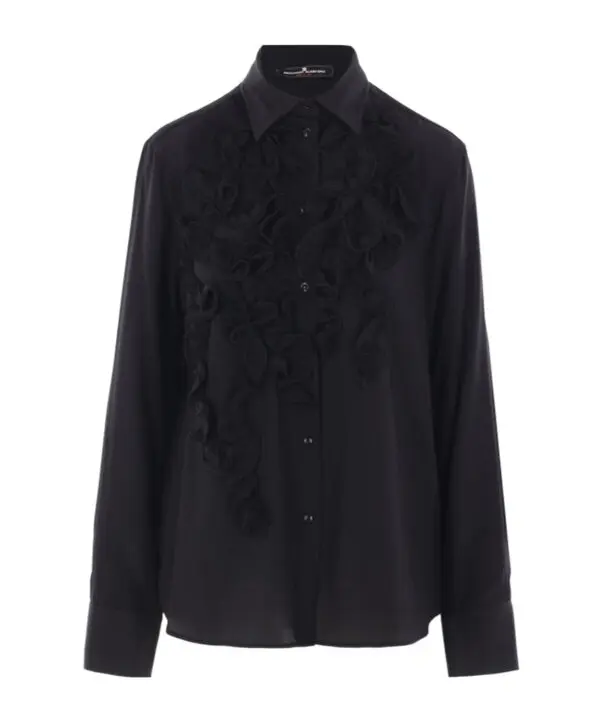 Ermanno Scervino Ruffled Front Shirt