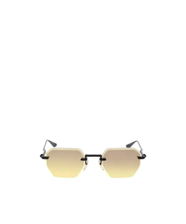 Chrome Hearts Geometric Octagon Frame Sunglasses - Nude