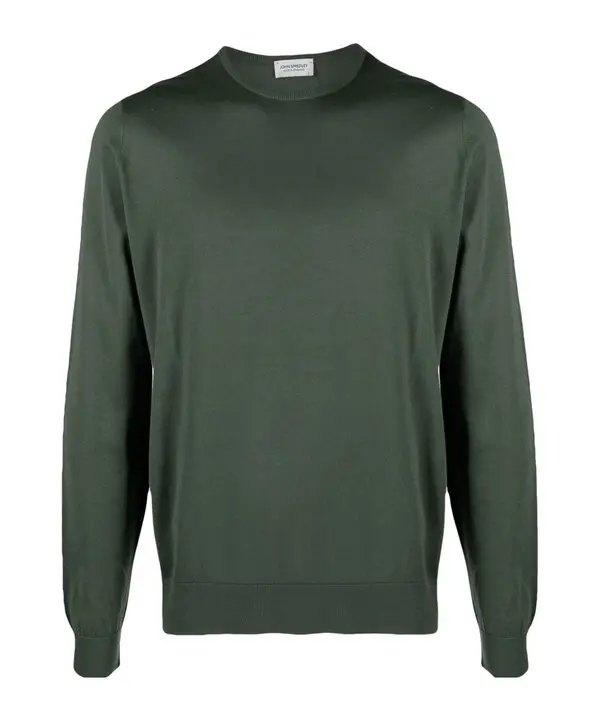 John Smedley Fine-knit Cotton Jumper - Green
