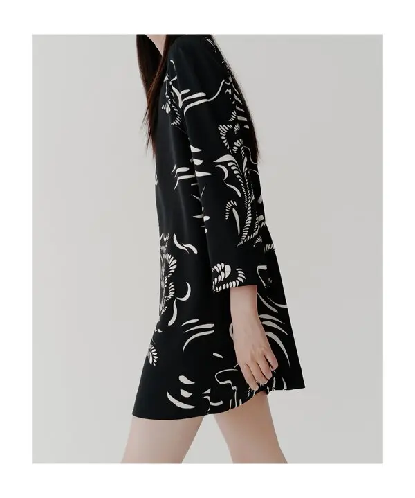 Marella Recycled Satin Printed Dress