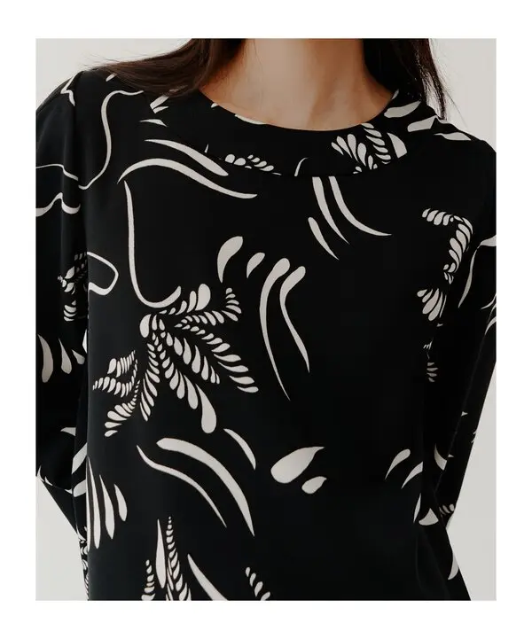 Marella Recycled Satin Printed Dress