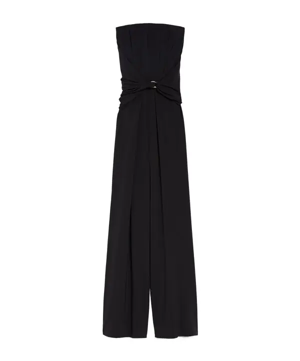 Max Mara Fiero Strapless Jumpsuit - Navy Blue