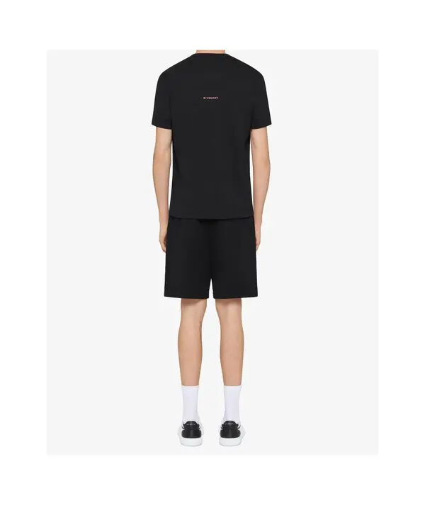 Givenchy Embroidered Unicorn Fleece Bermuda Shorts
