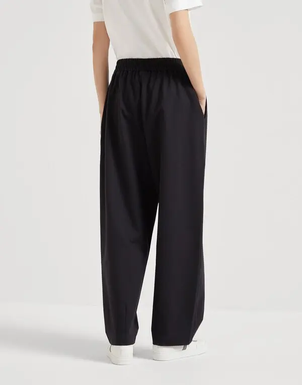 Brunello Cucinelli Couture Interlock Track Trousers - Black